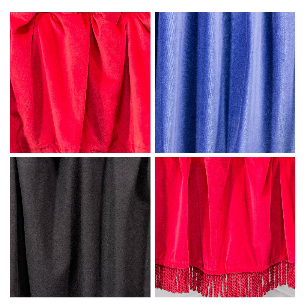 Header Drapes | Presentation Design Services
